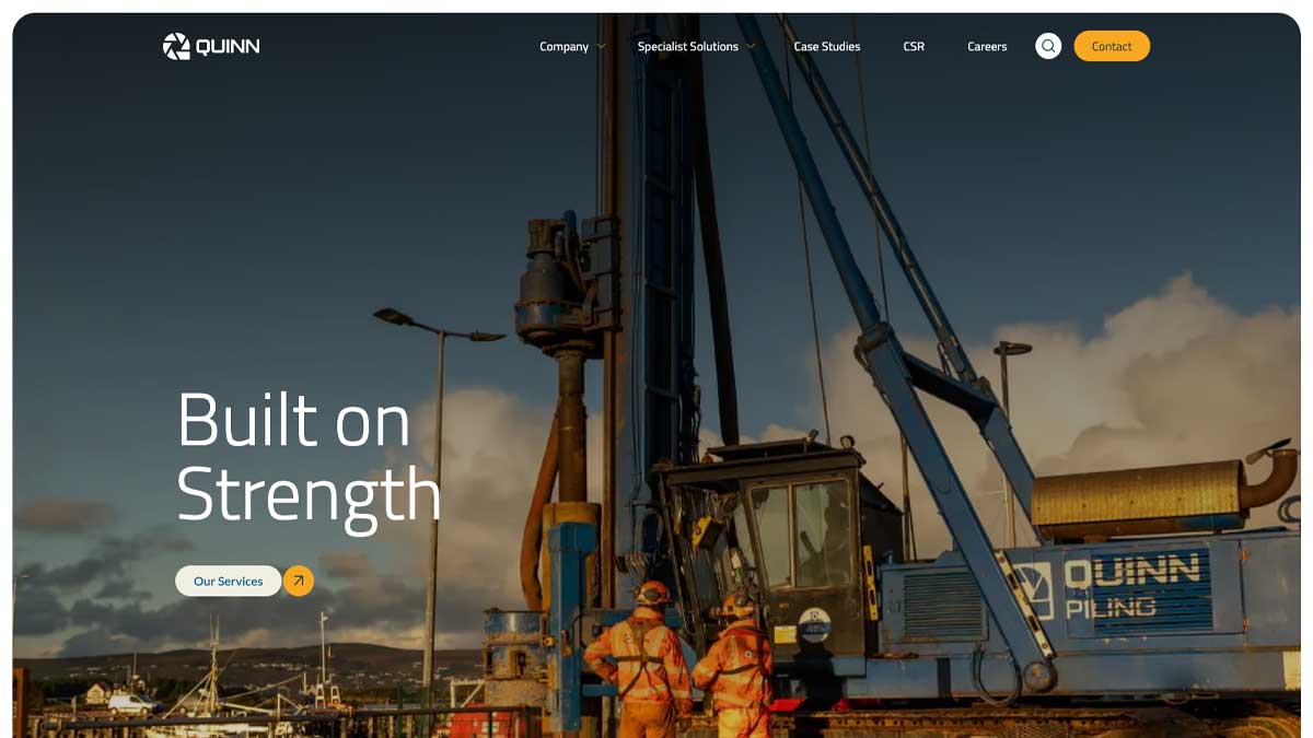 Quinn Piling | King Post Walls | UK & Ireland